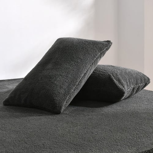 Aldrin Home Jasper Teddy Fleece Combo Fitted Sheet Set | Temple & Webster