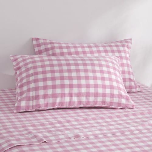 Aldrin Home Sierra Yarn-Dyed Gingham Washed Cotton Pillowcases | Temple ...