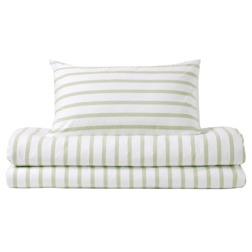 Aldrin Home Sage Beau Yarn-Dyed Washed Cotton Quilt Cover Set | Temple ...