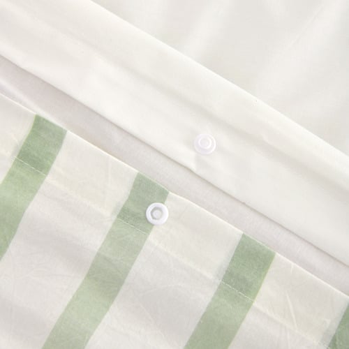 Aldrin Home Sage Beau Yarn-Dyed Washed Cotton Quilt Cover Set | Temple ...