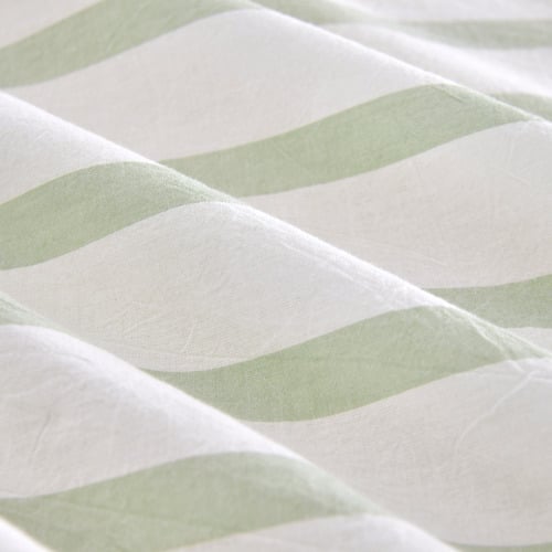 Aldrin Home Sage Beau Yarn-Dyed Washed Cotton Quilt Cover Set | Temple ...