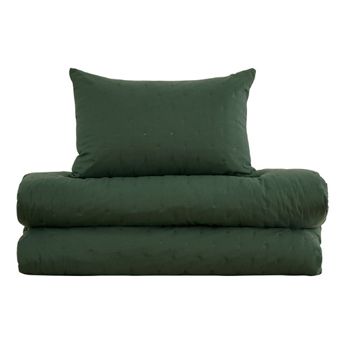 Zeleny Brushed Microfibre Quilt Cover Set | Temple & Webster