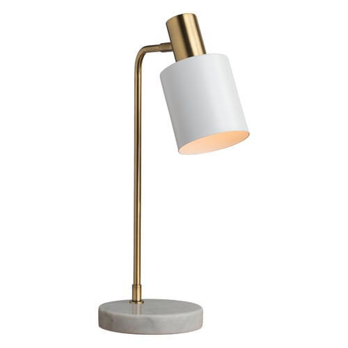 Elm Design 48.5cm Gold Mali Metal Desk Lamp | Temple & Webster