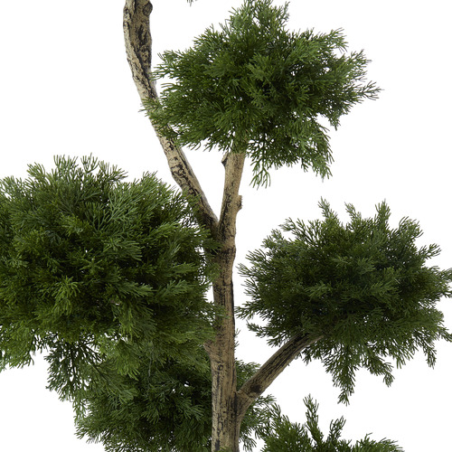 The Home Collective 120cm Green Potted Faux Cloud Pine Tree | Temple ...