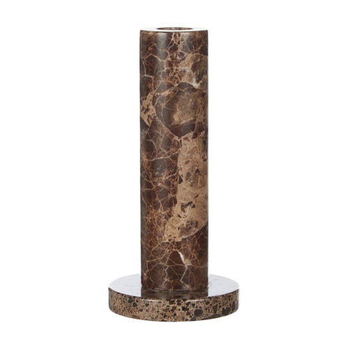 The Home Collective Albert Marble Candlestick | Temple & Webster
