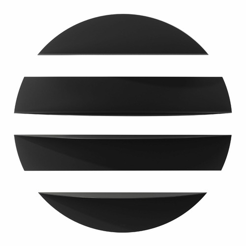 4 Piece Solis Steel Wall Shelf Set | Temple & Webster