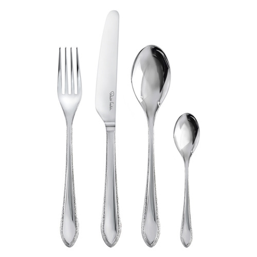 16 Piece Kemble Texture Stainless Steel Cutlery Set | Temple & Webster