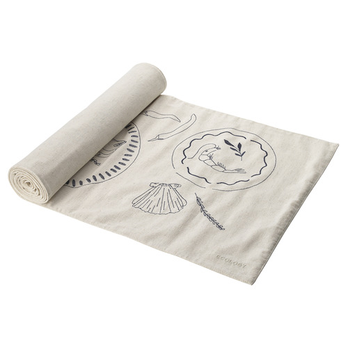 Ecology Feast Cotton & Linen Table Runner | Temple & Webster