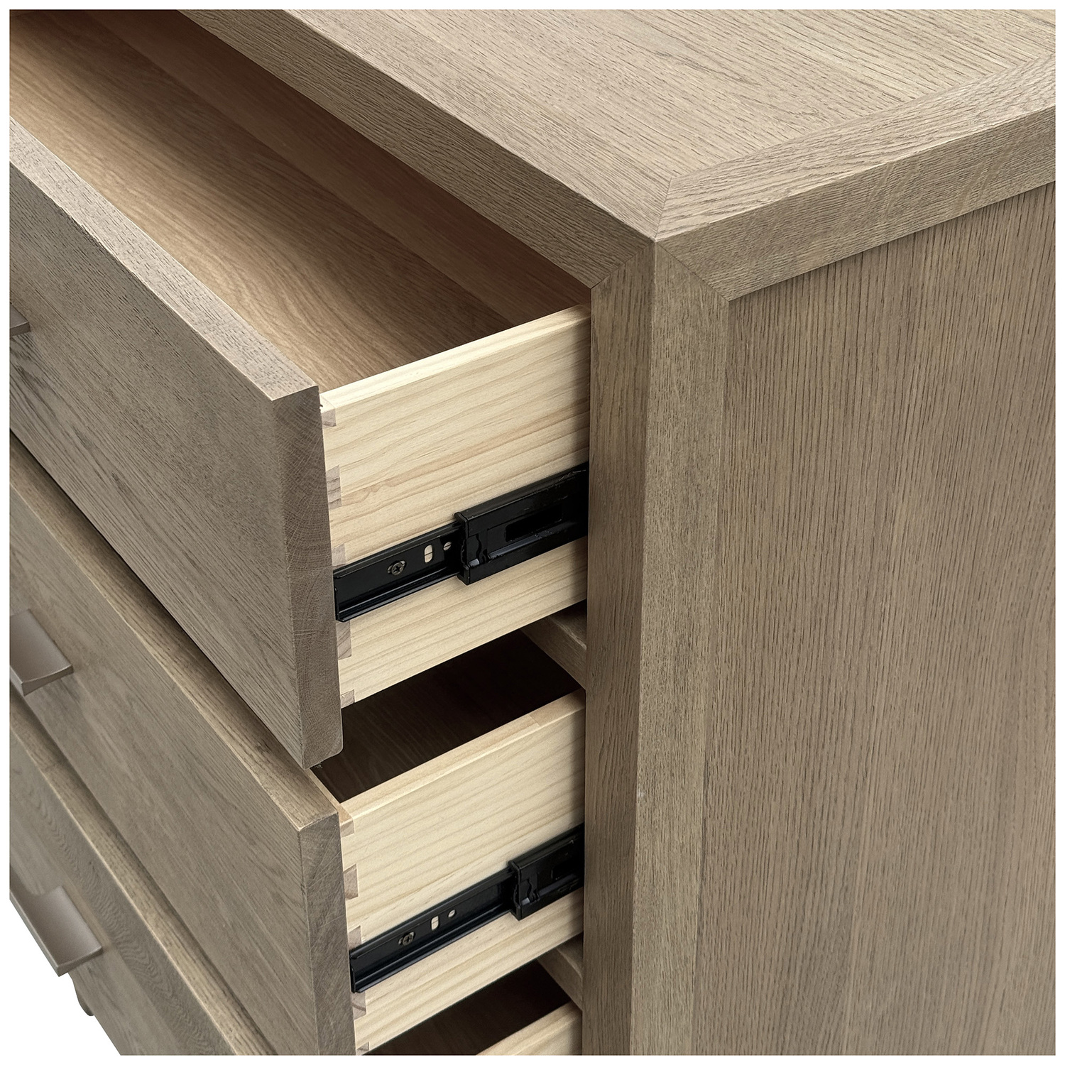 Cameron Oak Wood Tallboy | Temple & Webster