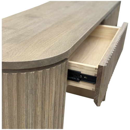 Anderson Oak Wood Console Table | Temple & Webster