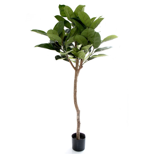 120cm Potted Faux Rubber Tree | Temple & Webster