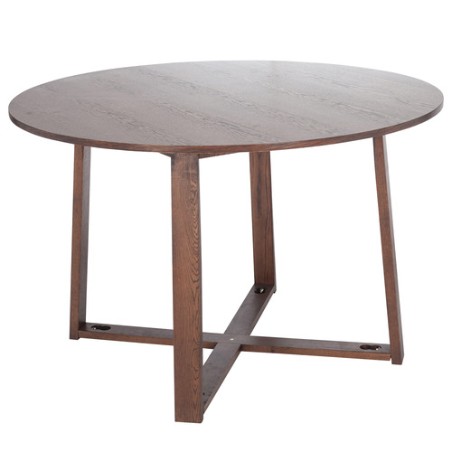 BayviewLiving Olwen Oak Wood Round Dining Table | Temple & Webster