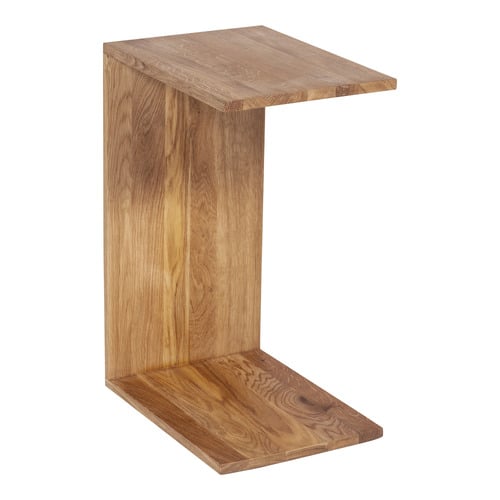 BayviewLiving Ollie Oak Wood Side Table | Temple & Webster