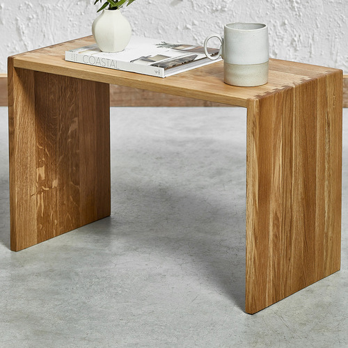 BayviewLiving Ollie Oak Wood Side Table | Temple & Webster