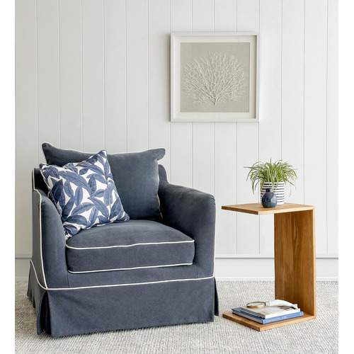 BayviewLiving Ollie Oak Wood Side Table | Temple & Webster