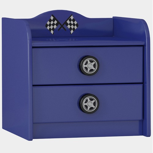 Gigi's Garden Racer Side Table with Drawers | Temple & Webster