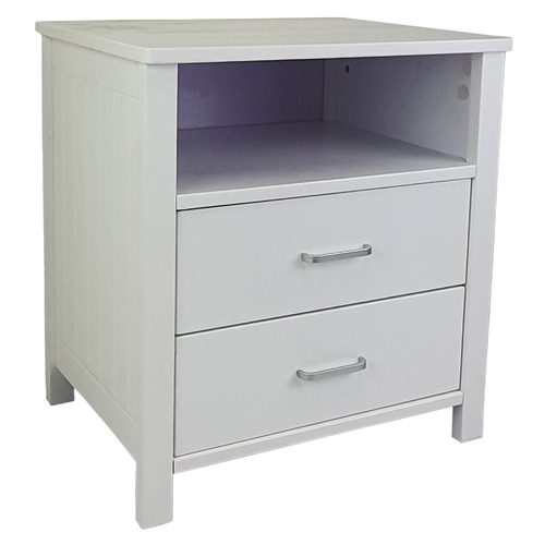 Gigi's Garden White Leo Bedside Table | Temple & Webster