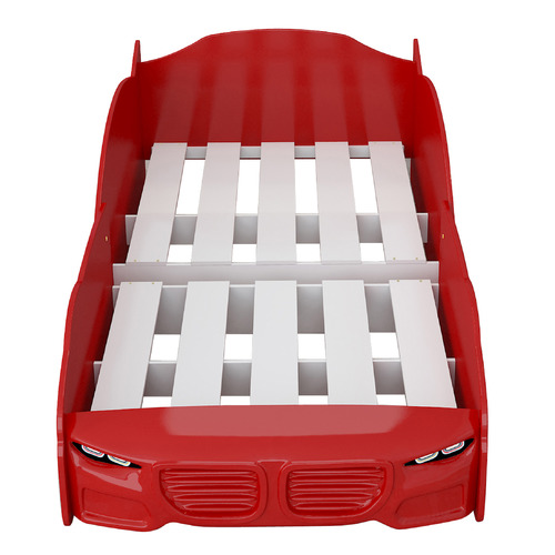 Yasin Adjustable Racing Car Bed with Long Single Mattress | Temple ...