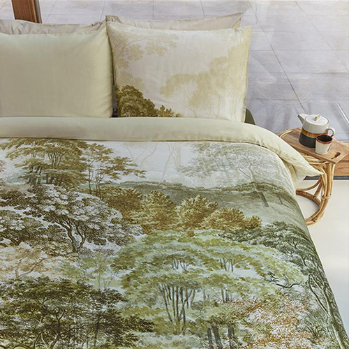 Arcadia Cotton Sateen Quilt Cover Set | Temple & Webster