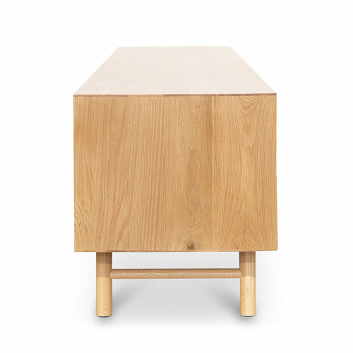 Lesing Oak Wood TV Unit | Temple & Webster