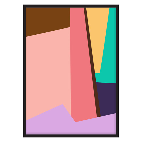 Spliced II Framed Printed Wall Art | Temple & Webster