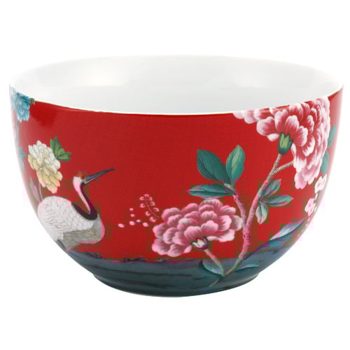 PipStudio Red Blushing Birds 23cm Porcelain Bowl | Temple & Webster