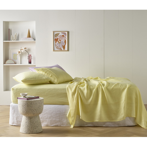 Vintage Design French Linen Sheet Set | Temple & Webster