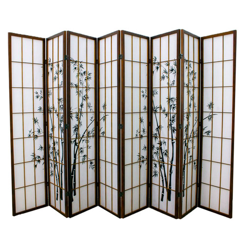 Storage Co Zen Garden 8 Panel Rice Paper Room Divider | Temple & Webster