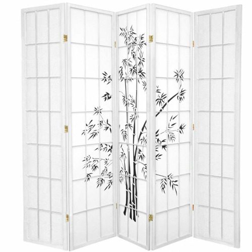 Storage Co Zen Garden 5 Panel Rice Paper Room Divider | Temple & Webster