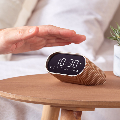 Lexon Ray LCD Alarm Clock | Temple & Webster