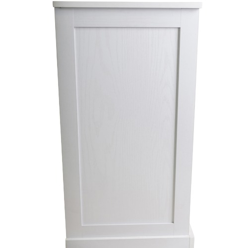 In Home Furniture Style White Hamptons Double Door Cupboard | Temple ...