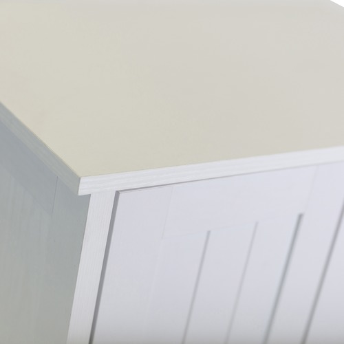 In Home Furniture Style White Hamptons Double Door Cupboard | Temple ...