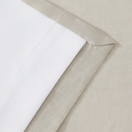 Zaab Homewares Amelie Room Darkening Concealed Tab Top Single Panel ...