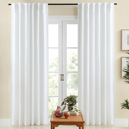 Lennox Sheer Concealed Tab Top Single Panel Curtain | Temple & Webster