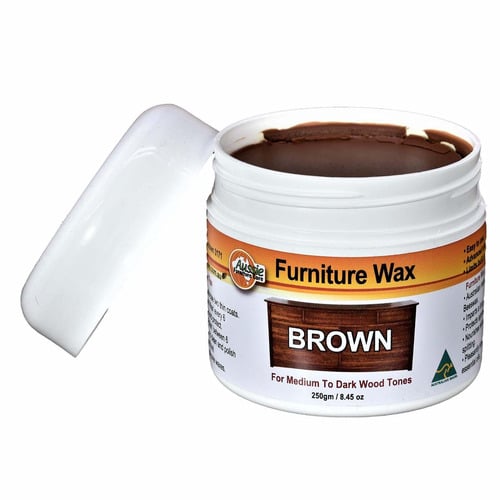 AussieFurnitureCare Brown Furniture Wax Polish | Temple & Webster