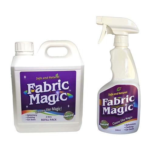 2 Piece 500ml Fabric Magic Stain Remover & 2L Refill Pack Set | Temple ...