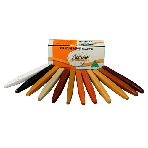 AussieFurnitureCare 22 Piece Furniture Repair Crayon & Putty Brick Set ...