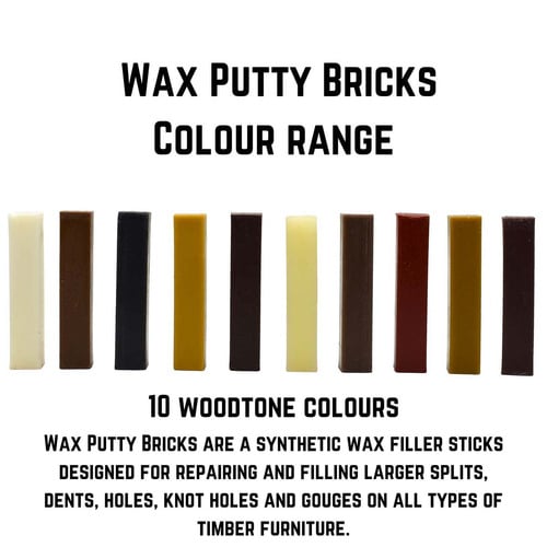 AussieFurnitureCare 22 Piece Furniture Repair Crayon & Putty Brick Set ...