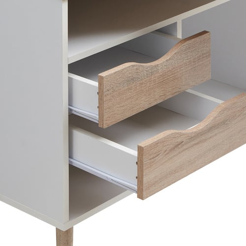 Core Living Natural Anderson Study Desk | Temple & Webster