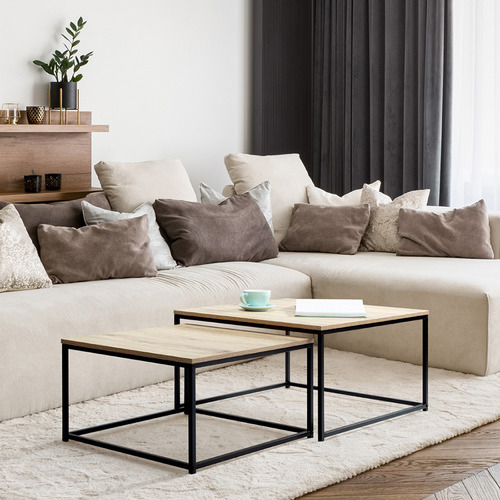 Core Living 2 Piece Elliot Nesting Coffee Table Set | Temple & Webster