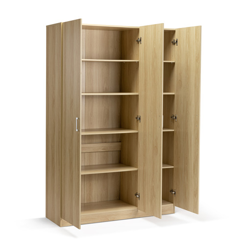 Core Living Vanica 3 Door Storage Cupboard | Temple & Webster
