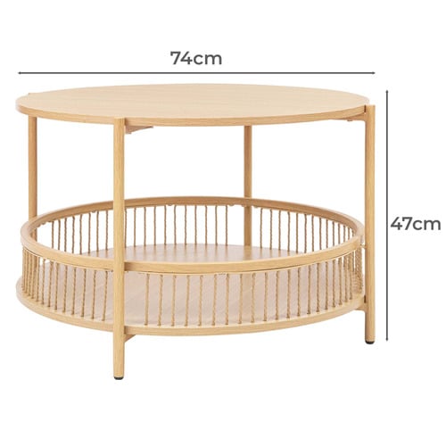 Core Living Gavin Steel Coffee Table | Temple & Webster