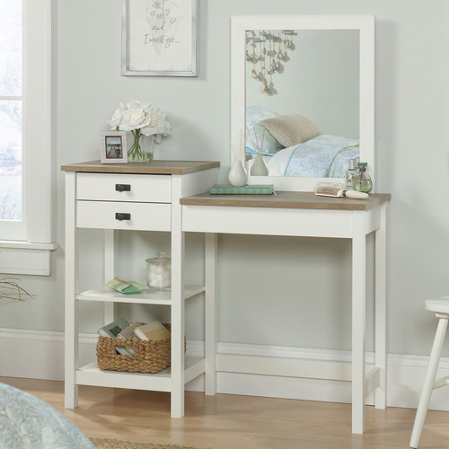Orion 2 Drawer 2 Shelf Dressing Table | Temple & Webster