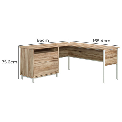 Lucius L-Shaped Computer Desk | Temple & Webster