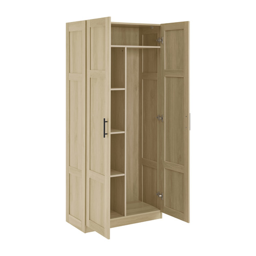 Core Living Morana 2 Door Broom Cupboard | Temple & Webster