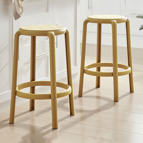 Core Living 65cm Kinaiah Bar Stools | Temple & Webster