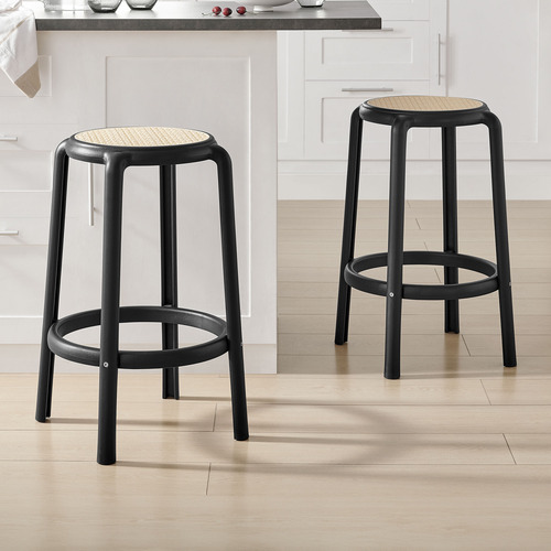 Core Living 65cm Kinaiah Bar Stools | Temple & Webster