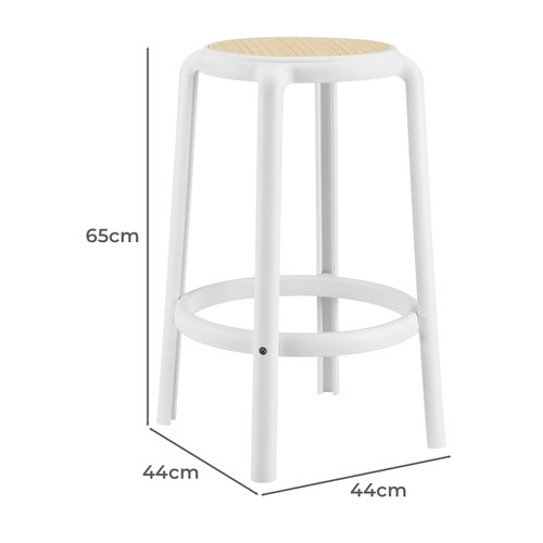 Core Living 65cm Kinaiah Bar Stools | Temple & Webster