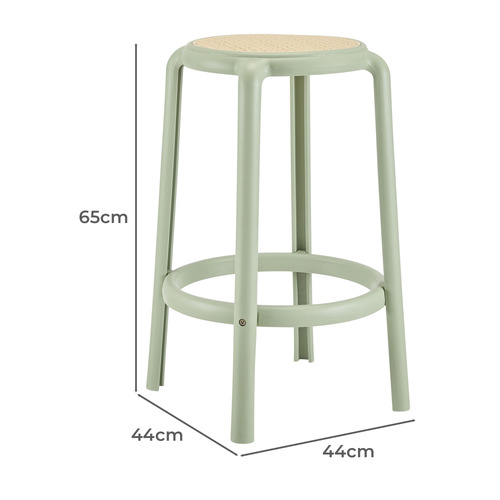 Core Living 65cm Kinaiah Bar Stools | Temple & Webster