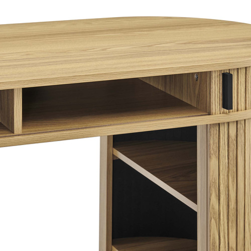 Core Living Callix 2 Door Study Desk with Storage Shelves | Temple ...